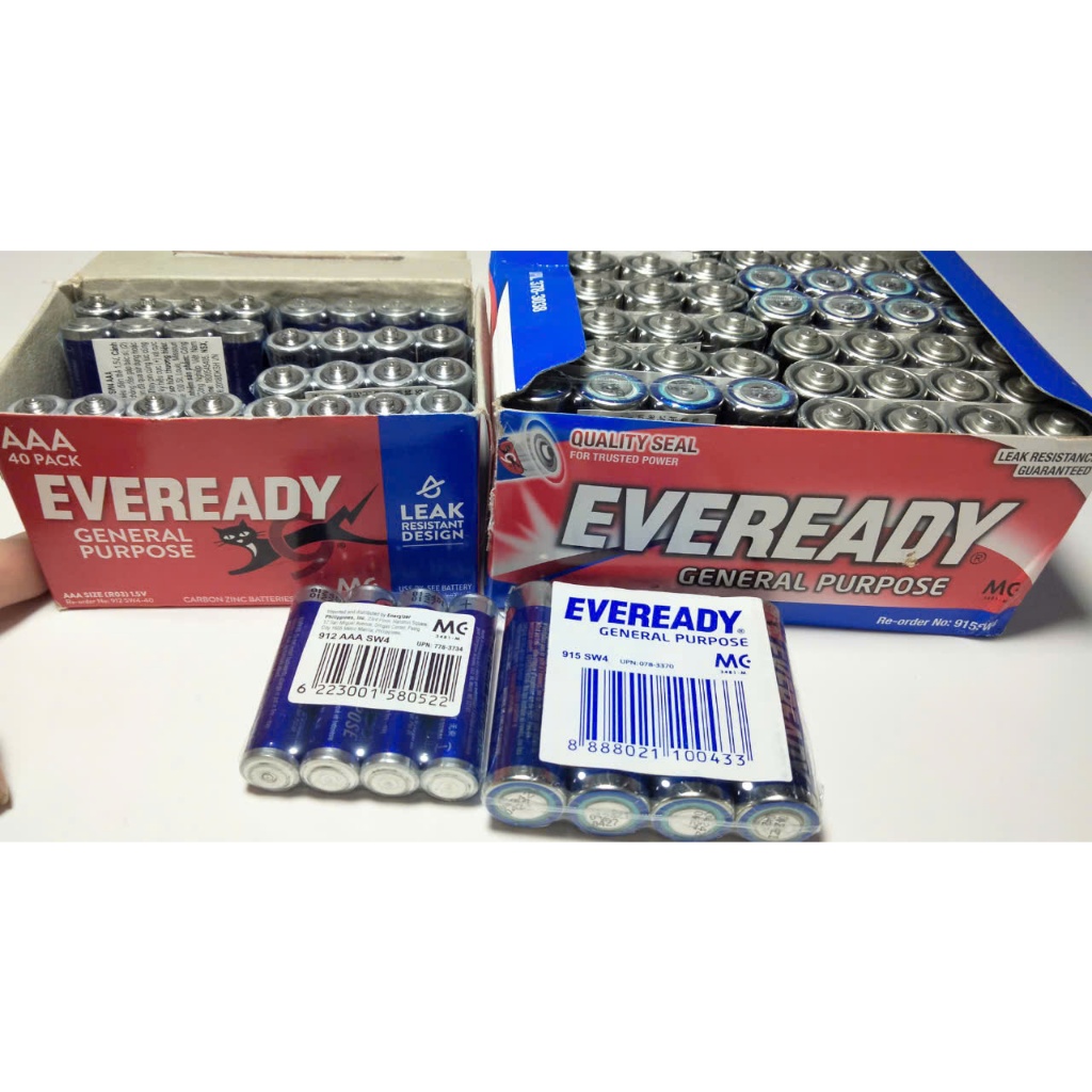 Pin Eveready General Purpose (915,912) SW4 (AA,AAA) | Shopee Việt Nam