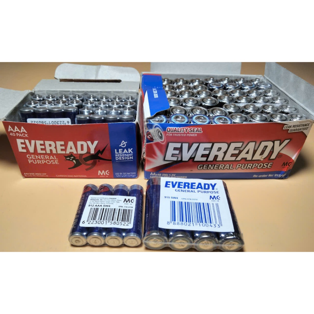 Pin Eveready General Purpose (915, 912) SW4 (AA, AAA) | Shopee Việt Nam