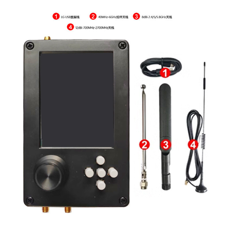 Portapack H2 Hackrf One R9 V1.7.0 5 Antenna+Dây Dữ Liệu 1Mhz-6Ghz SDR ...