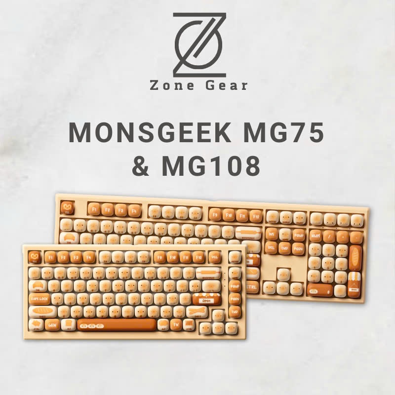 Bàn phím cơ AKKO MG75W Bun Wonderland, Bàn phím cơ AKKO MG108 Bun wonderland | Shopee Việt Nam