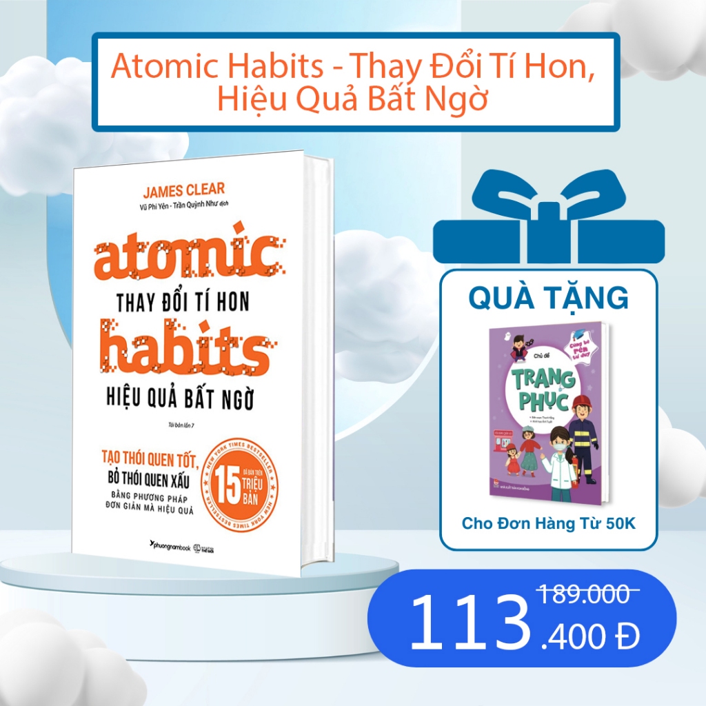 Sách - Atomic Habits - Thay Đổi Tí Hon, Hiệu Quả Bất Ngờ | Shopee Việt Nam