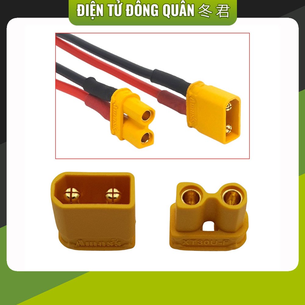 [HCM] Jack nối XT-30 chính hãng Amass mạ vàng | Shopee Việt Nam