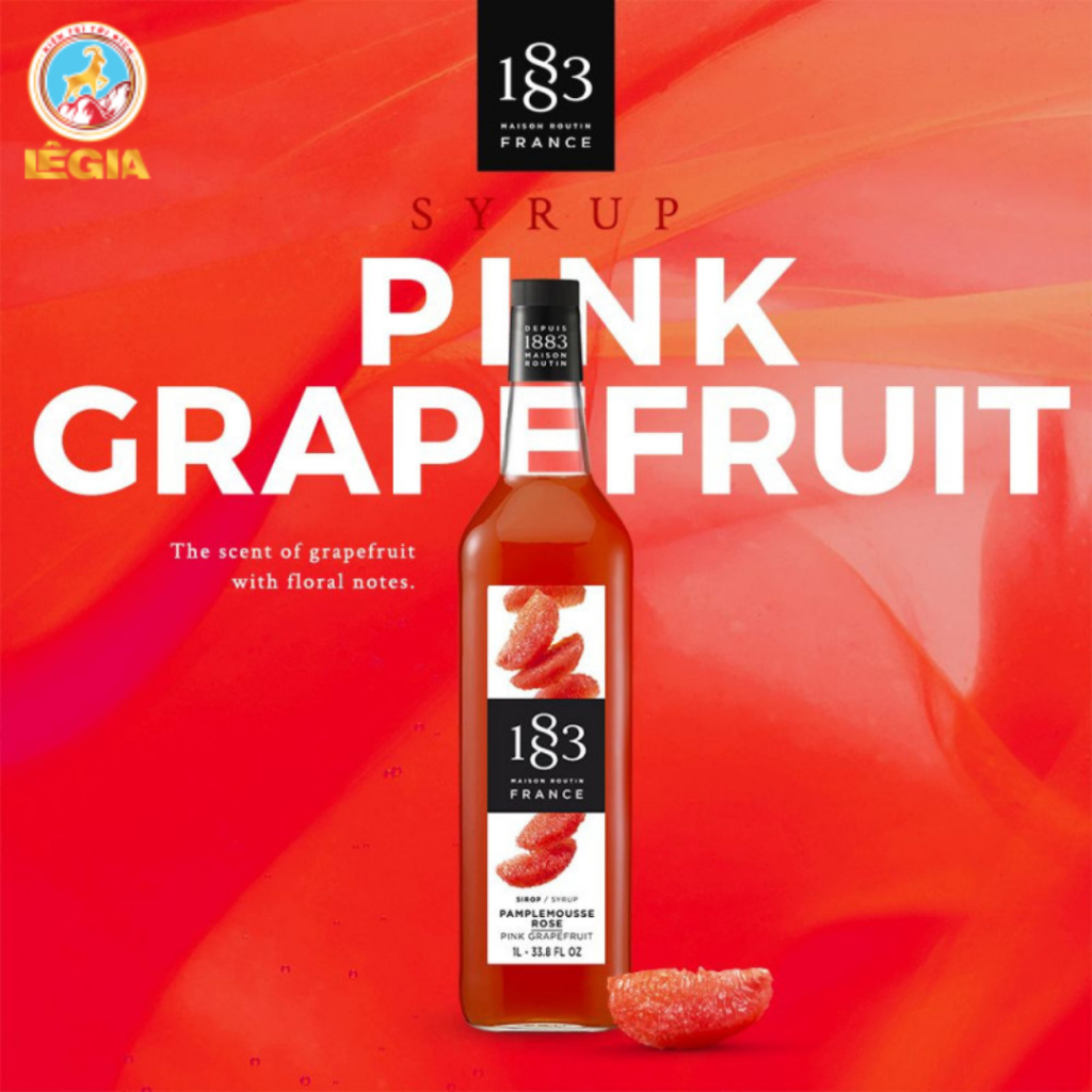 (CÓ MẪU CHIẾT) SIRO/SIRUP 1883 BƯỞI HỒNG 1L - 1883 PINK GRAPEFRUIT ...