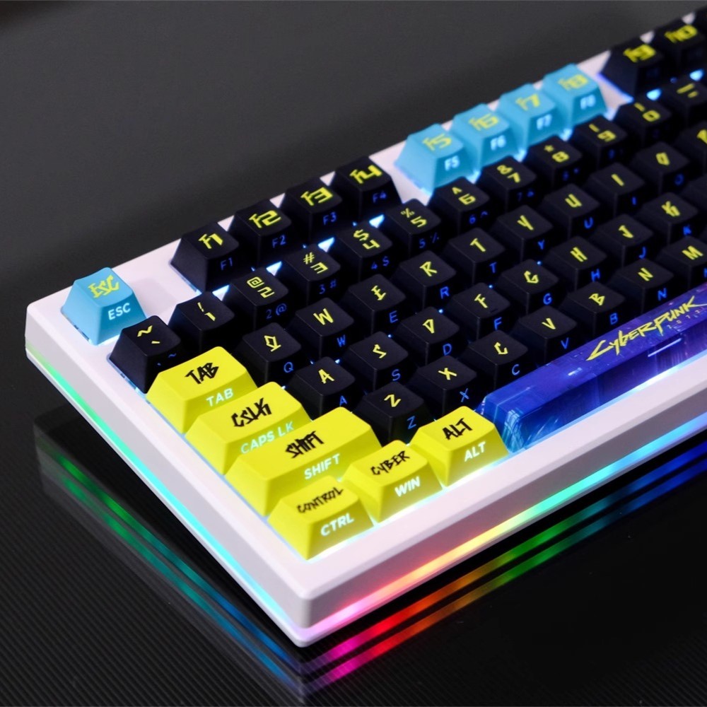 Keycap Cyberpunk 2077 | New Version | Nhựa PBT | Xuyên Led | Cherry ...
