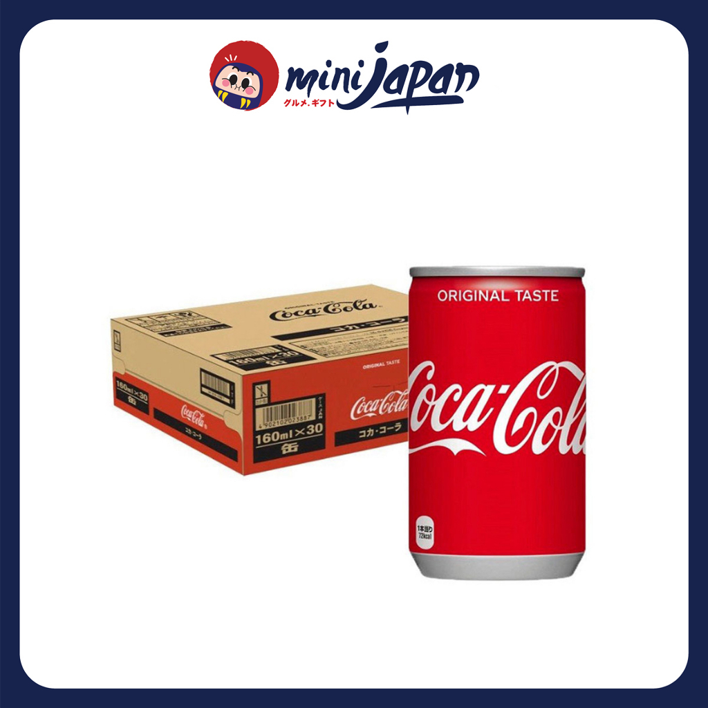 Thùng 30 lon nước ngọt có ga coca mini Nhật Bản 160ml | Shopee Việt Nam
