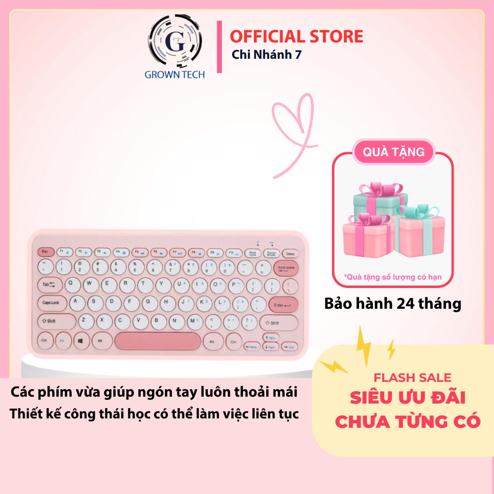 Combo bàn phím chuột không dây KACOCON HK 09 silent không dây nhiều màu ...