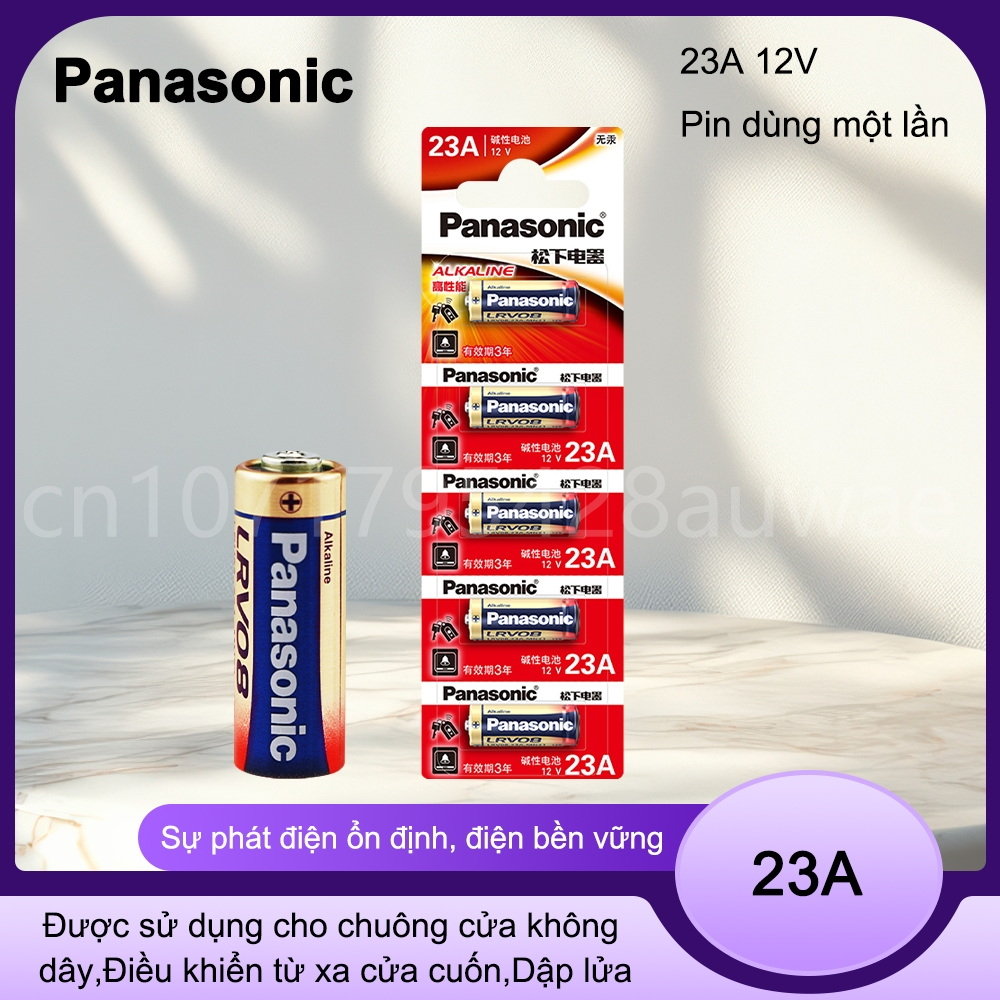 Pin 23A A23 Panasonic 12V Alkaline Dùng Cho Remote Xe, Cửa Cuốn, Chuông Cửa | Shopee Việt Nam
