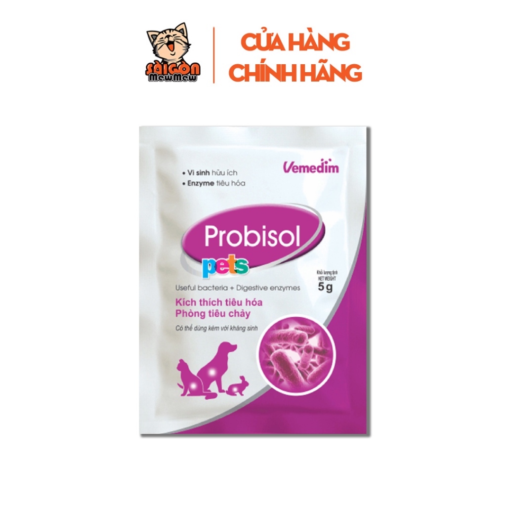 MEN tiêu hóa thú cưng PROBISOL 5gr | Shopee Việt Nam