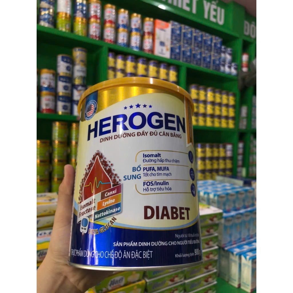 HEROGEN DIABET DÀNH CHO NGƯỜI TIỂU ĐƯỜNG 900G | Shopee Việt Nam