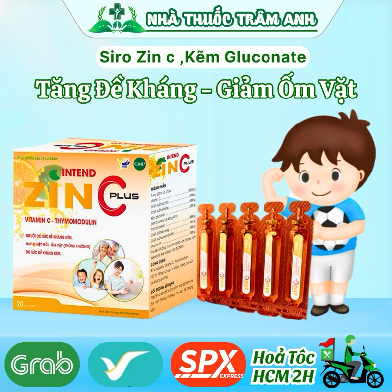Siro Kẽm Zinc Plus Intend - Tăng Cường Sức Đề Kháng, Bồi Bổ Sức Khỏe ...
