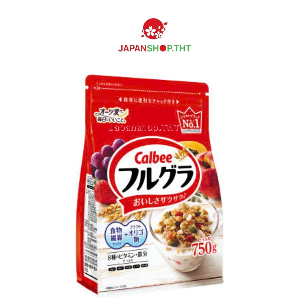 Ngũ cốc Calbee Nhật màu đỏ, ngũ cốc hoa quả thay thế bữa ăn sáng date | Shopee Việt Nam