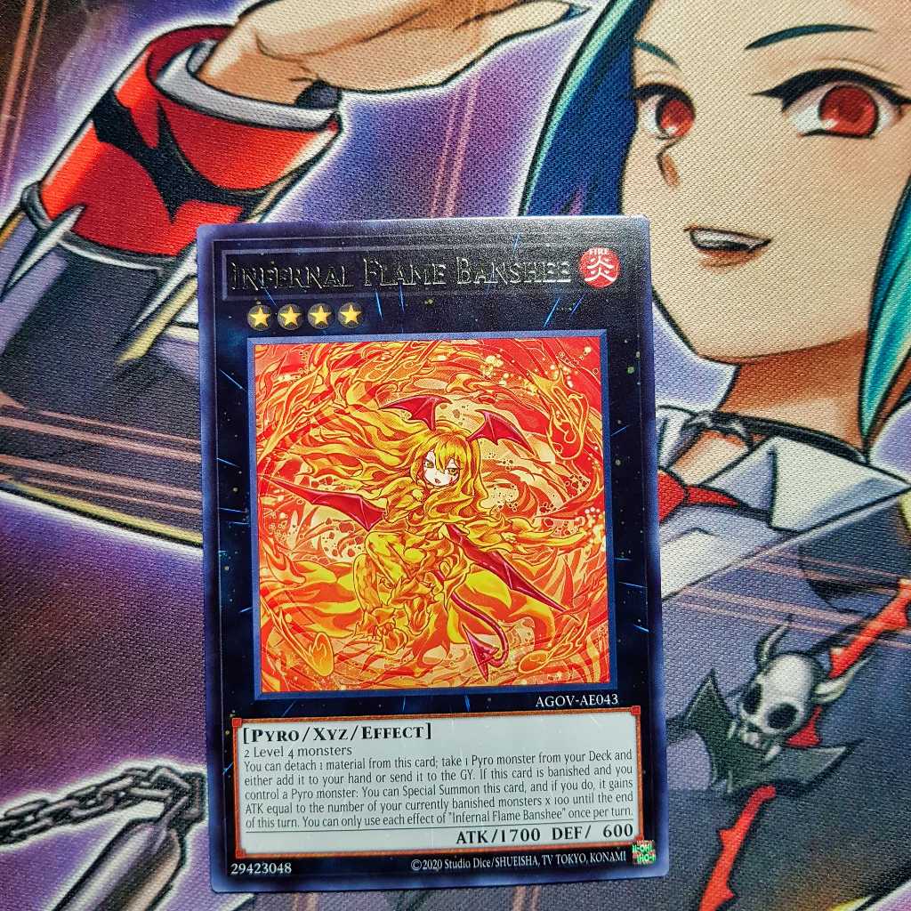 Thẻ bài Yugioh chính hãng | Infernal Flame Banshee (AE) | Rare AGOV ...