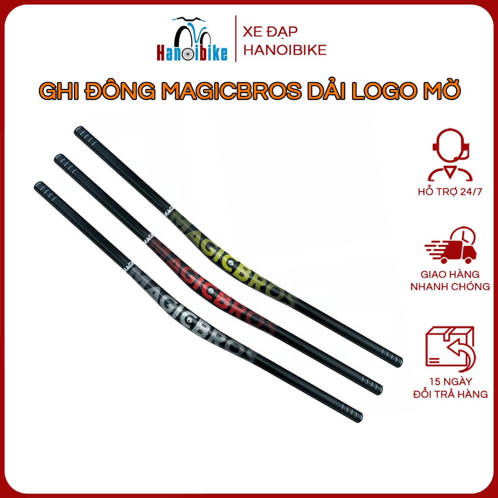 Ghi đông xe đạp MTB Magicbros dải logo mờ | Shopee Việt Nam
