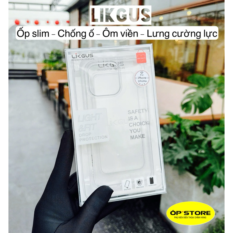 Ốp Trong Slim LIKGUS Trong Suốt Siêu mỏng Slim Case Cứng Chống Ố cho ...