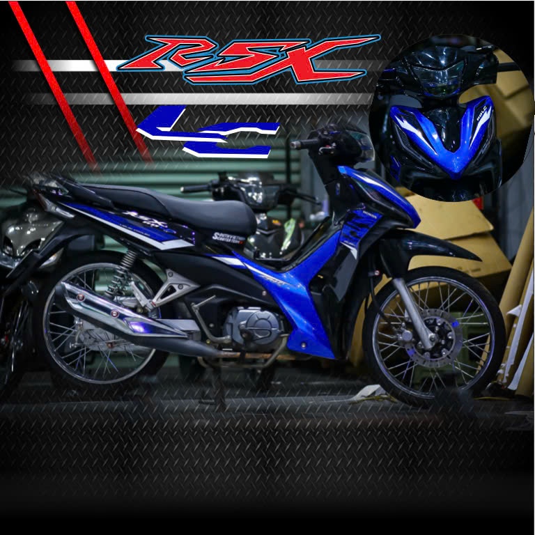 Tem dán xe wave rsx 2014-2018 mẫu tem Lc chất,tem rời in chất liệu ...