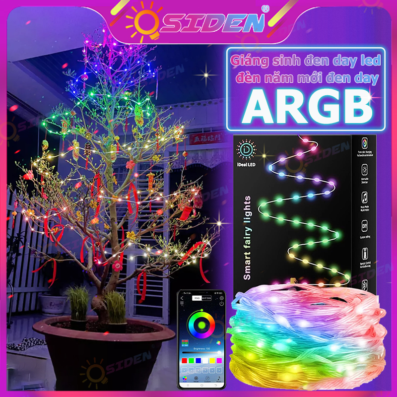 OSIDEN đèn trang trí phòng ngủ đồng bộ âm nhạc đèn dây LED đèn năm mới ...