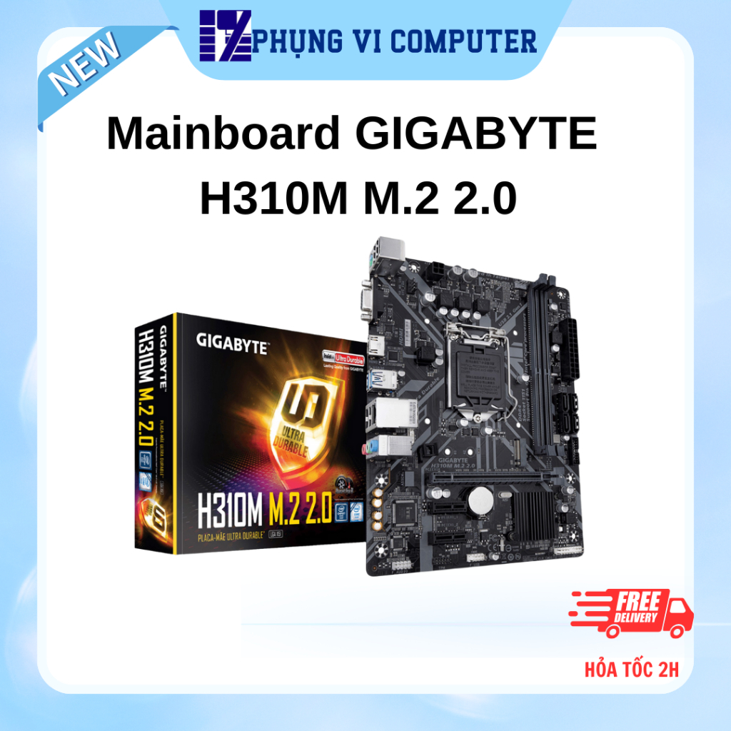 Mainboard Gigabyte H310M M.2 2.0 - Hàng Chính Hãng - Bảo Hành 3 Năm | Shopee Việt Nam