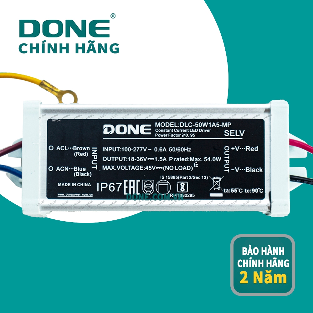 Nguồn Led 50W Done DLC-50W1A5-MP , Driver Led cho chip 50W | Shopee Việt Nam