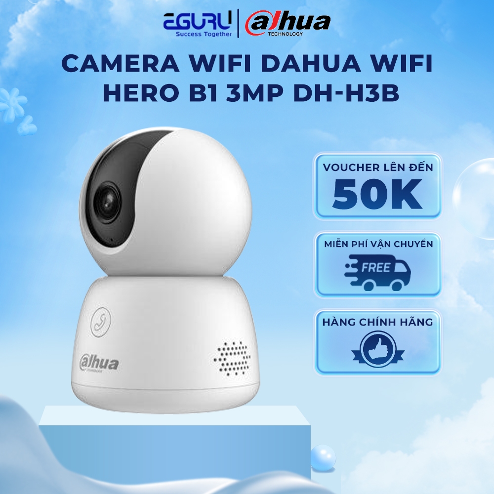 Camera Dahua Wifi Hero B1 3MP DH-H3B/ 5MP DH-H5B Xoay 360 độ, Đàm Thoại ...