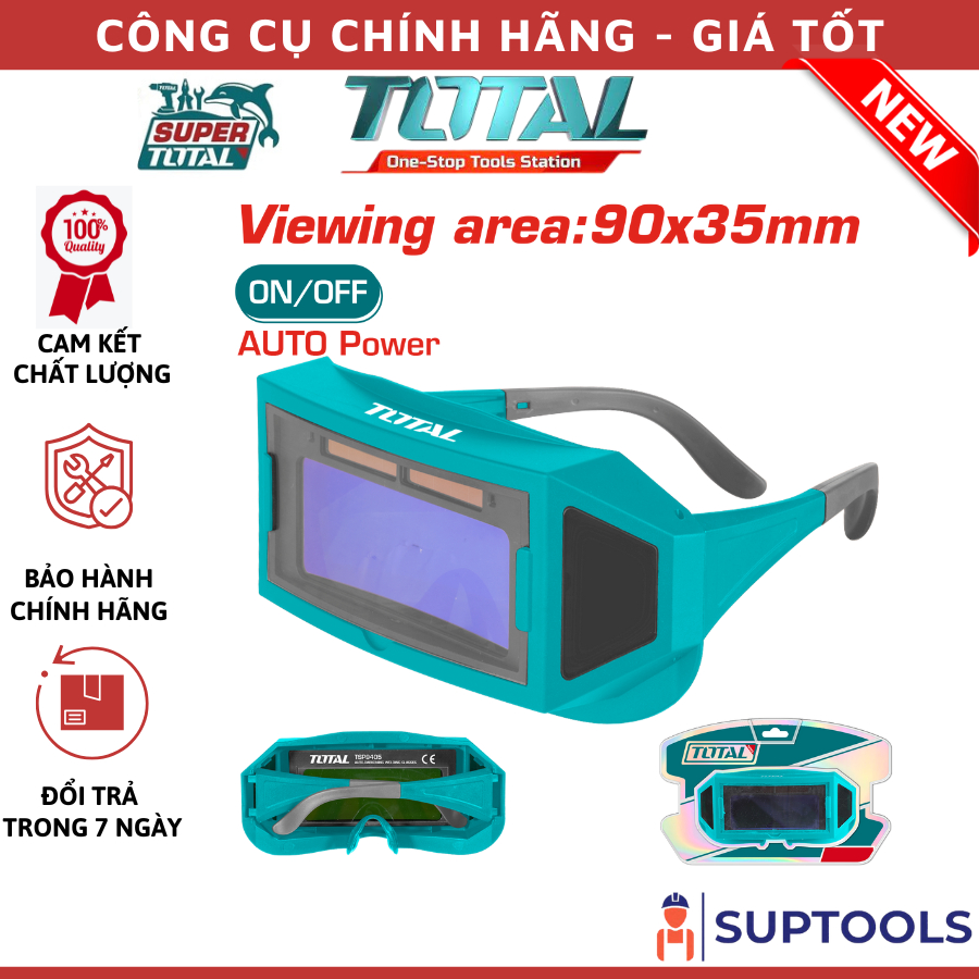 Kính hàn tự động TOTAL TSP9405 kính bảo hộ bảo vệ mắt dùng cho thợ hàn ...