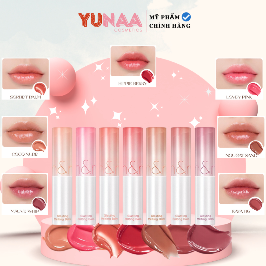 [Y090] [Ve-easy] Son thỏi dưỡng có màu Romand Glasting Melting Balm 3 ...