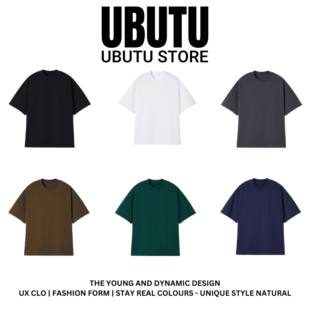 Áo Thun Trơn Form Rộng OverSize Premium Cao Cấp 260GSM - UBTA02 - UBUTU STORE | Shopee Việt Nam