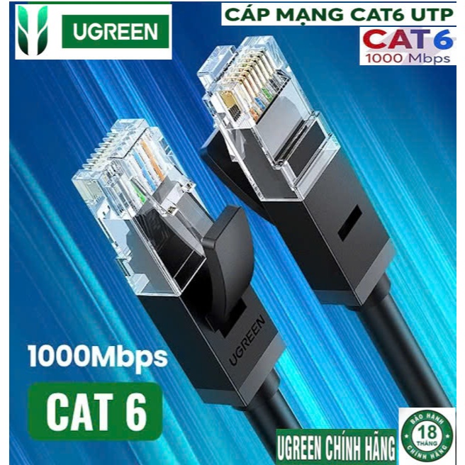 Cáp mạng RJ45 Cat6 Ugreen NW102 60545 20158 20159 20160 20161 20162 ...