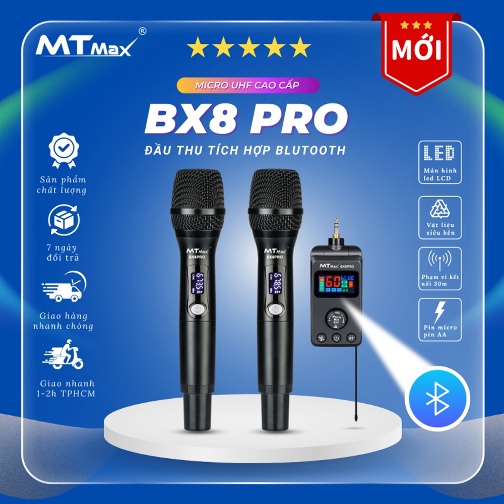 Micro Karaoke Không Dây Đa Năng BX8 Pro, Chuyên Dùng Cho Ô tô, Loa ...