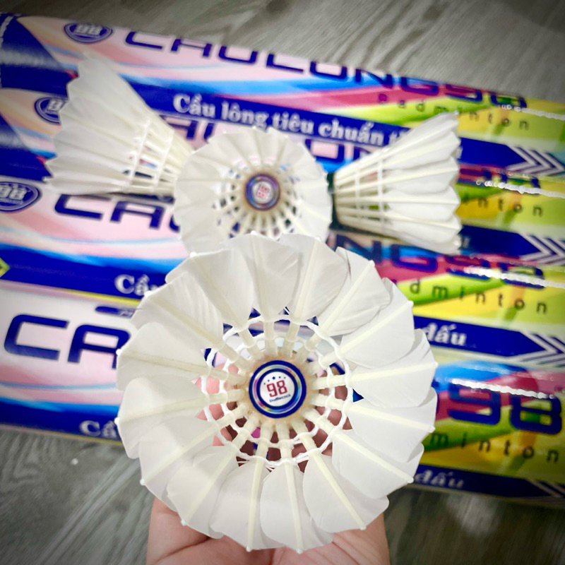 [Cầu Mới 100%] 12 Quả Cầu Lông Thương Hiệu CAULONG98/Cầu Lông 98 (Tốc ...