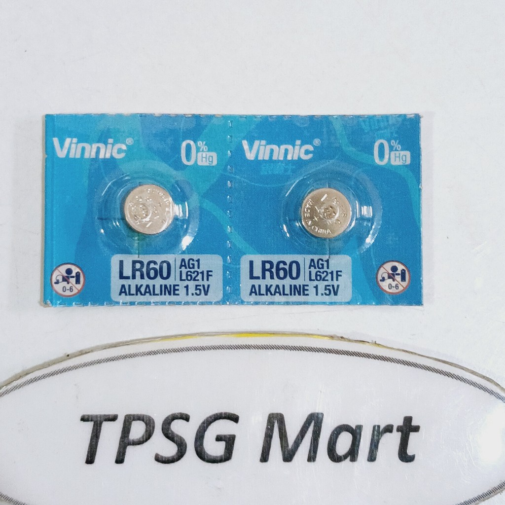 Pin 1.5V AG1, LR60, LR621F, 364A, LR621, 364, LR60, SW621, SG1, SR621 ...