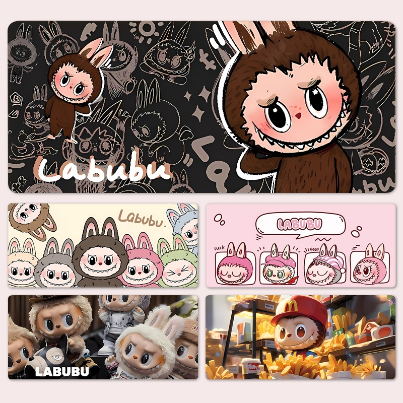 Lót chuột Labubu dễ thương nhiều kích thước, đa dạng mẫu mã, pad chuột ...