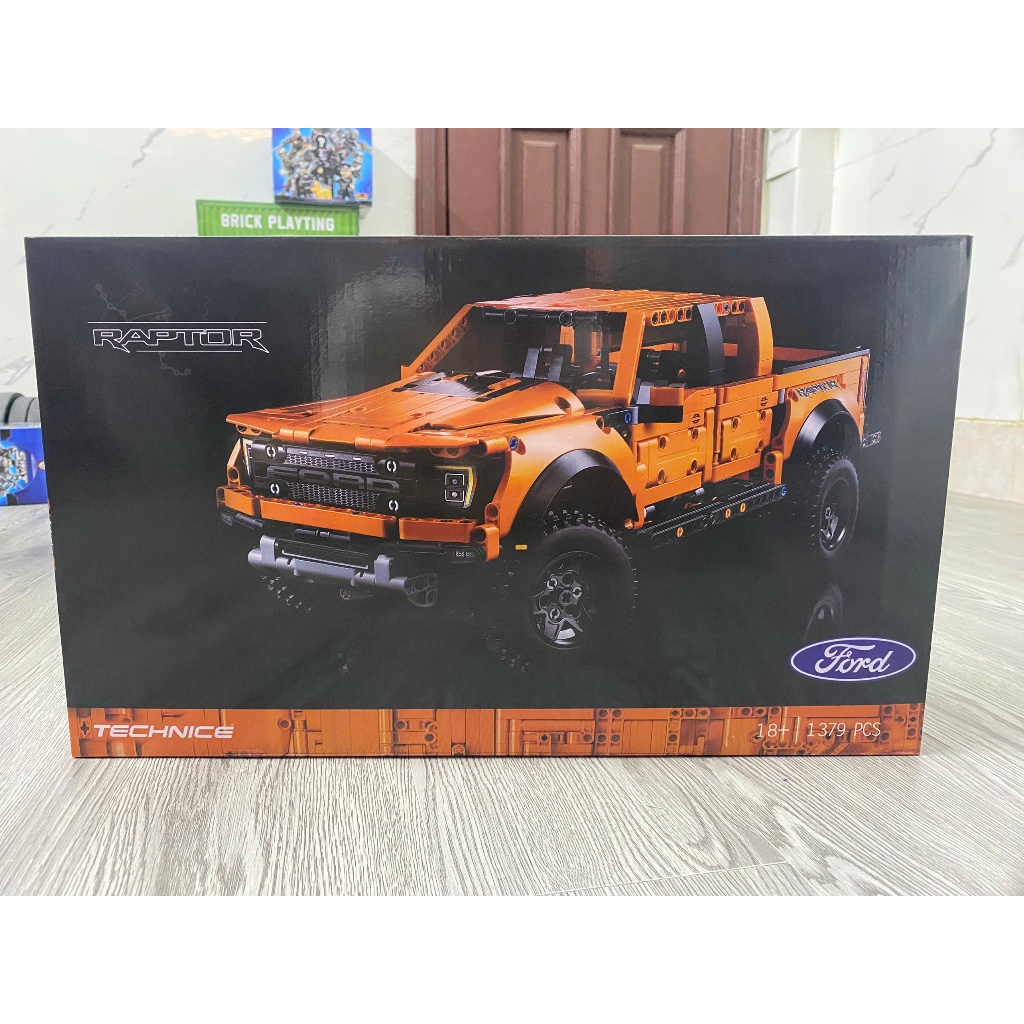 Bộ Đồ Chơi Lắp Ráp Mô Hình Xe Bán Tản Ford Raptor F150 Tỉ Lệ 1:10 Với ...
