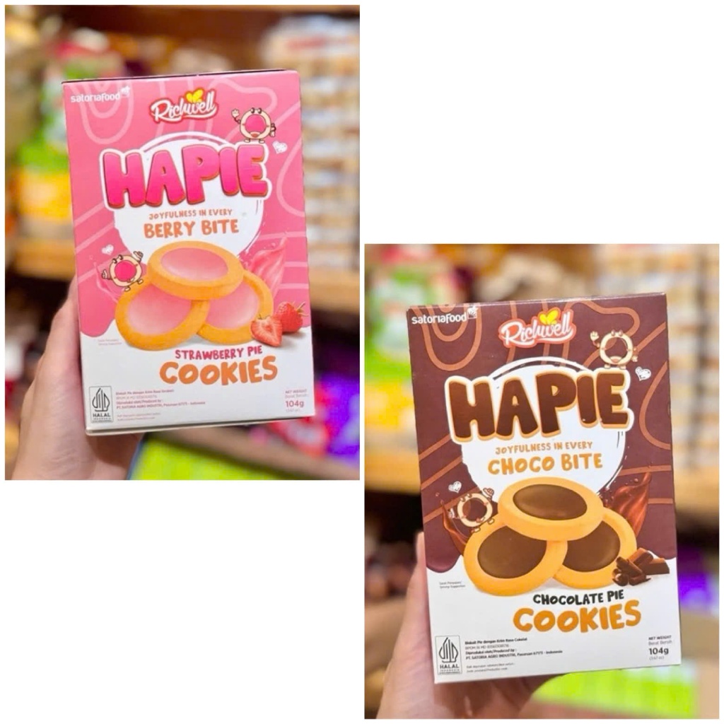 Bánh quy nhân kem Hapie hộp 104gr | Shopee Việt Nam