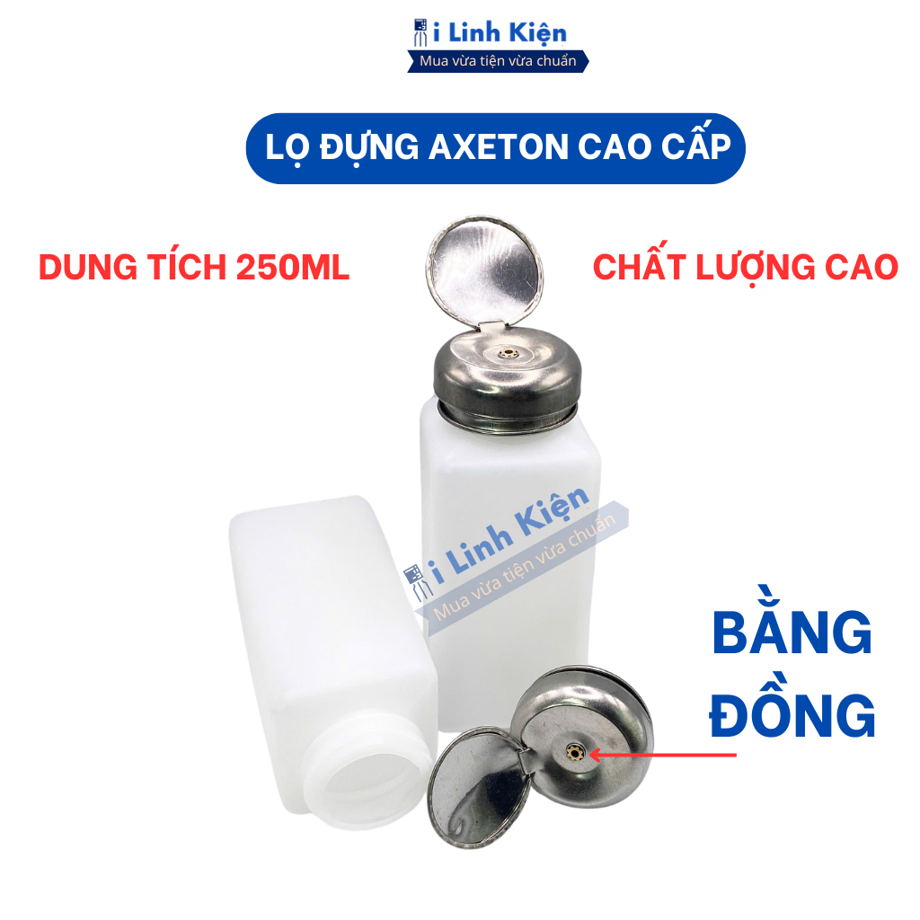 Lọ đựng dung dịch axeton 250ml lõi đồng chất lượng cao | Shopee Việt Nam