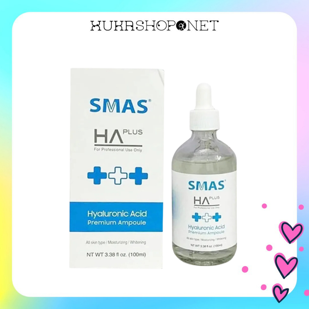 Serum HA Plus Hyaluronic Acid SMAS chuyên cấp ẩm và phục hồi da 100ml | Shopee Việt Nam
