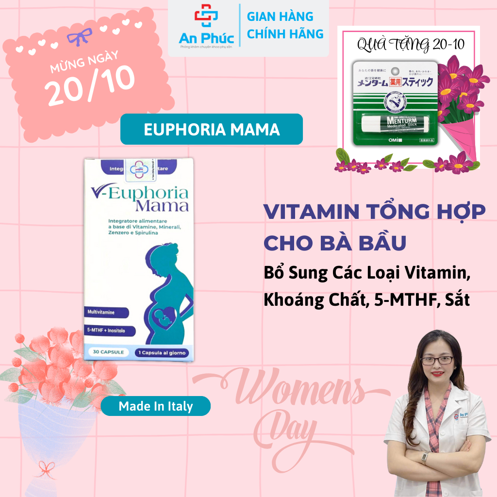 Vitamin Tổng Hợp V-Euphoria Mama - Bổ Bầu, Bổ Sung Các Vitamin Và ...
