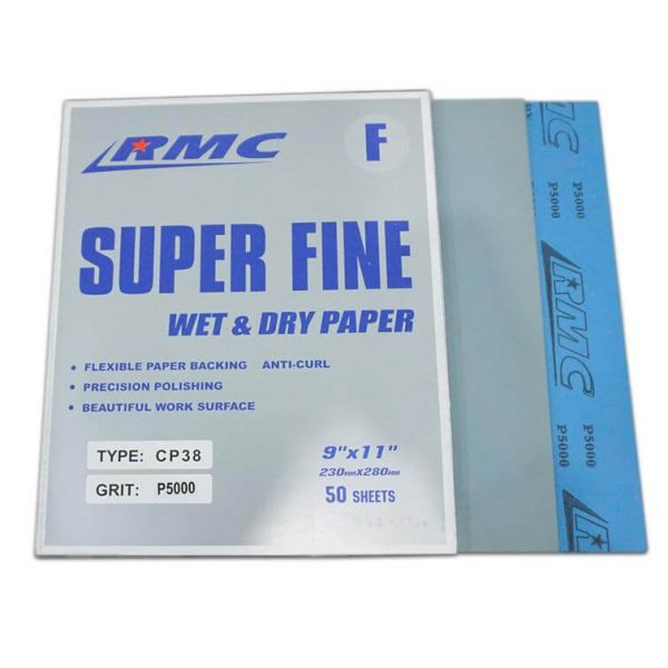 Xấp 5 Tờ Giấy Nhám Nhật RMC CP38 Đánh Bóng Epoxy, Gỗ, Ô tô | Shopee ...