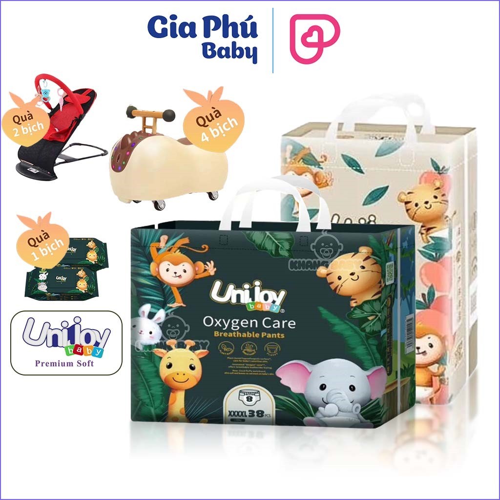 (Tặng Quà) Tã Bỉm Unijoy baby Skin care và oxygen care ( Tặng Quà Theo ...