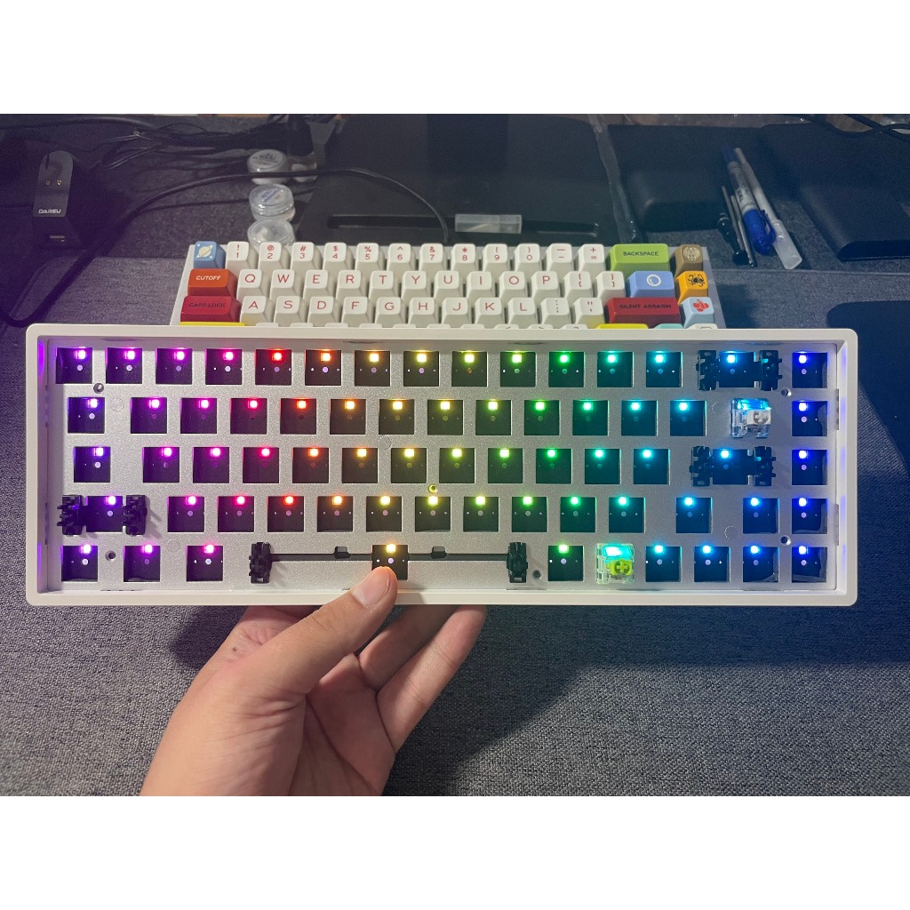 [HOẢ TỐC] KÍT BÀN PHÍM TK68 PRO | 3 MODES | LED RGB | HOTSWAP 5 PIN ...