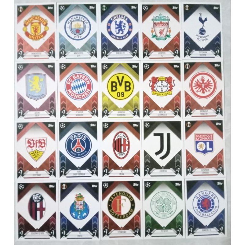 [ LOGO ] Thẻ bóng đá Match Attax 24/25 ucl | Shopee Việt Nam