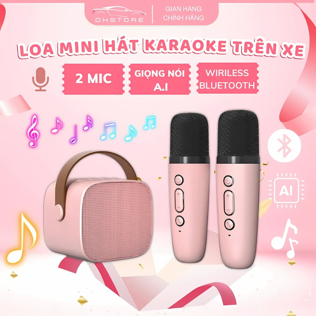 Loa Bluetooth Mini Có Mic Không Dây Hát Karaoke,Nghe Nhạc, Du Lich ...