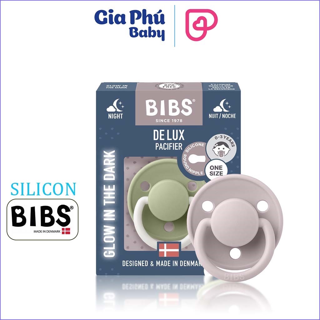 Ti Ngậm BIBS Silicon Đan mạch chính hãng ( cho bé 0 - 3 năm tuổi ...