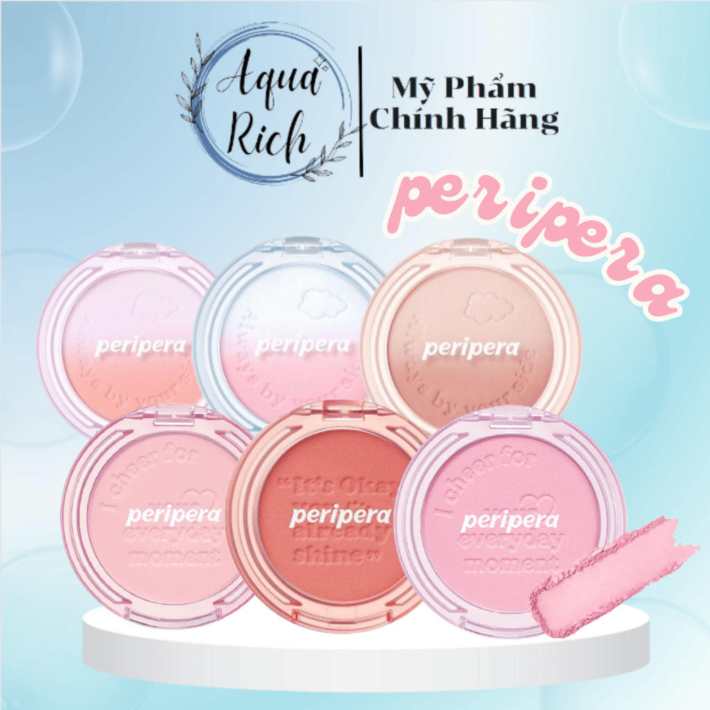 Phấn Má Hồng Peripera Pure Blushed Sunshine Cheek Đủ Màu [Calm Pink ...