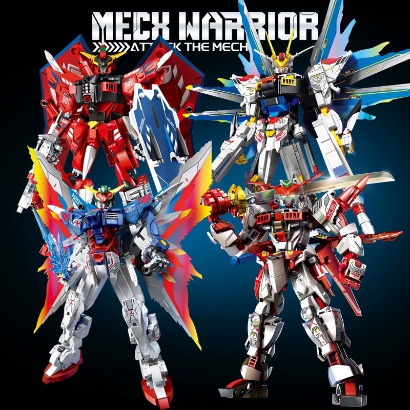 (Nhiều Mẫu) Đồ Chơi Lego Robot Gundam Mô hình Lắp Ráp Mech Warrior 702 ...