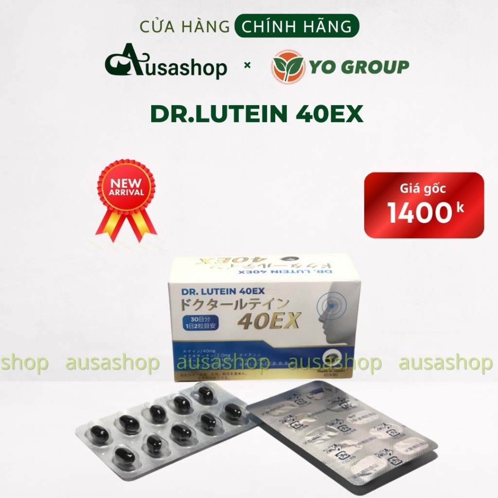 Viên Bổ Mắt Dr. Lutein 40Ex 60 Viên Nhập Khẩu Nhật Bản | Shopee Việt Nam