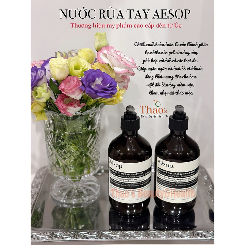 Nước rửa tay Aesop / Aesop Hand Wash (500ml) | Shopee Việt Nam