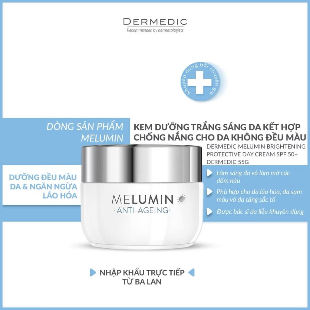 [CHÍNH HÃNG] Kem Dưỡng Sáng Da Ban Ngày DERMEDIC MELUMIN Brightening ...