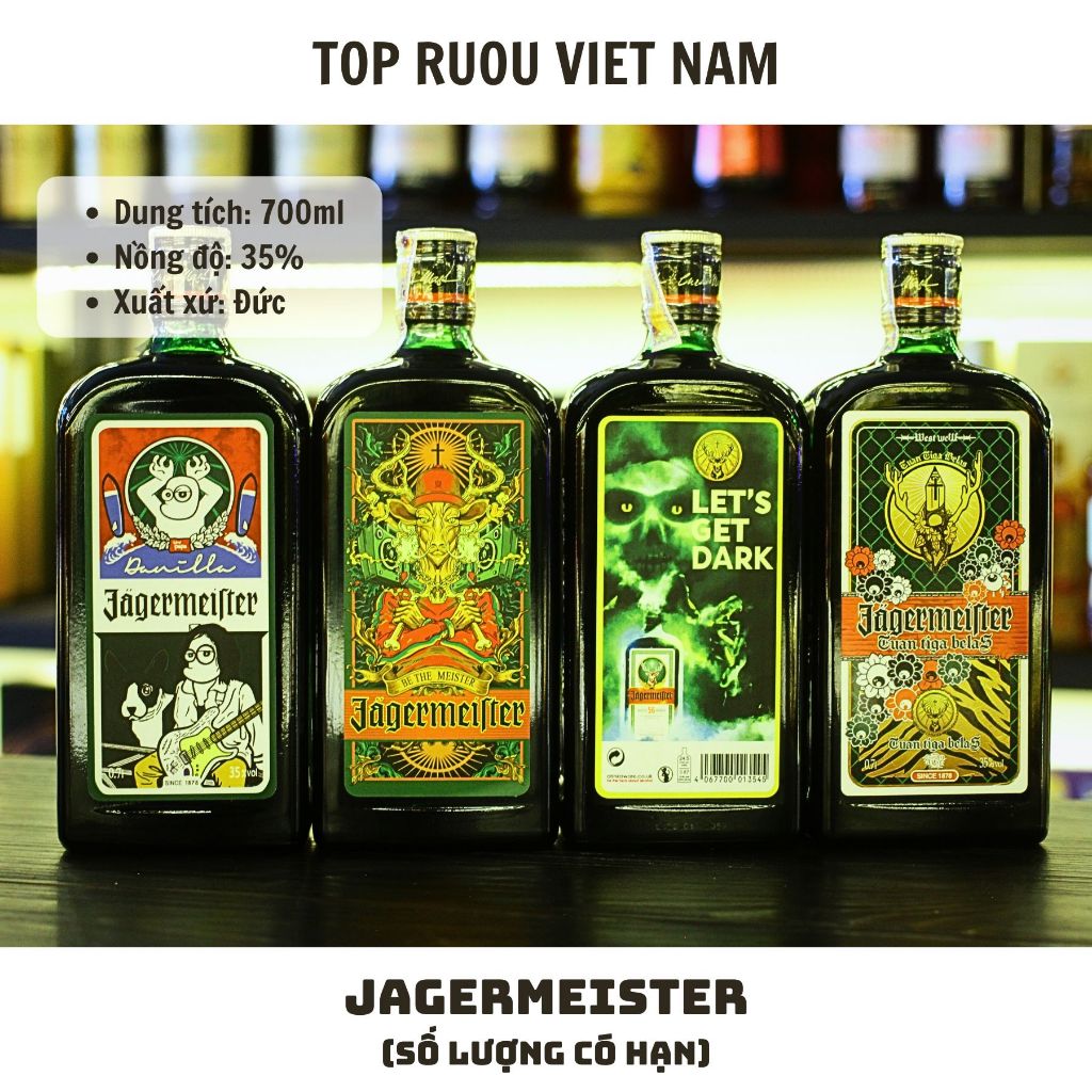 JAGERMEISTER PHIÊN BẢN ĐẶC BIỆT + ĐẦU HƯƠU INOX XỊN + HỘP GIẤY [Chính hãng] | Shopee Việt Nam