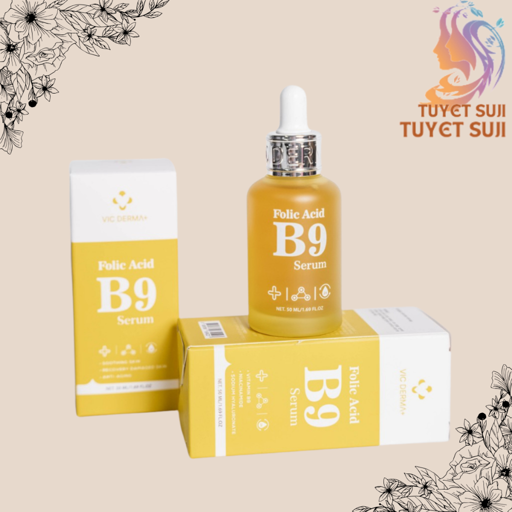 [Hàng công ty] Serum B9 Vic Derma Phục Hồi, Làm Dịu Da, Chống Kích Ứng ...