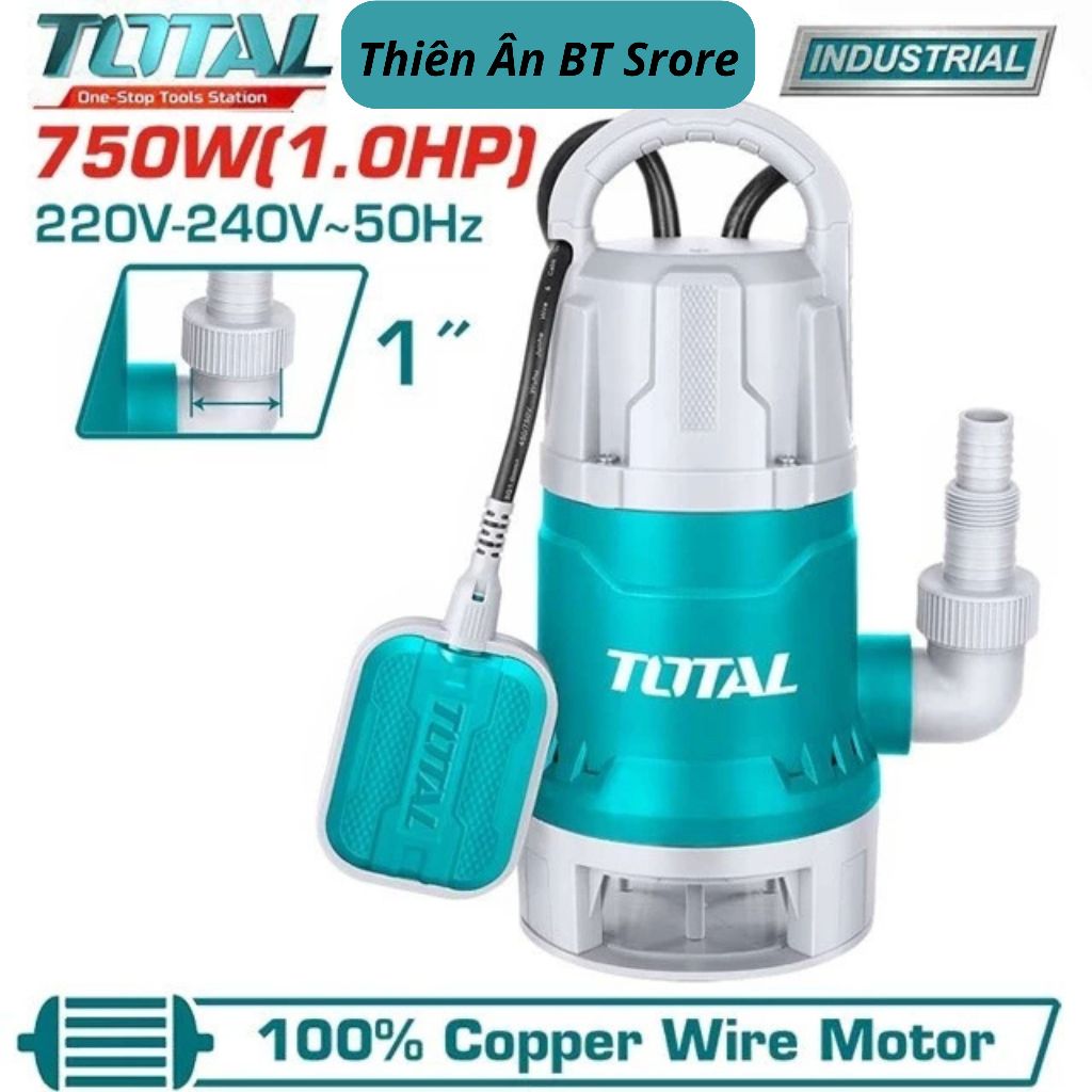 Máy Bơm Chìm Nước Thải 750W (1HP) TOTAL TWP87506 | Shopee Việt Nam